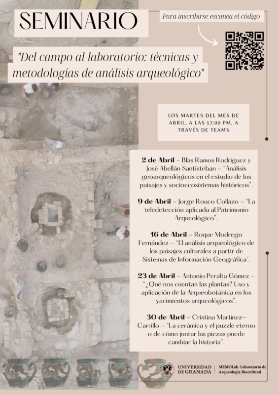Inscripción al Seminario «Del campo al laboratorio: técnicas y ... Inscripción al Seminario «Del campo al laboratorio: técnicas y ...