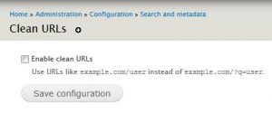 URLs limpias en Drupal 7 – Tecnologías web para servicios de información